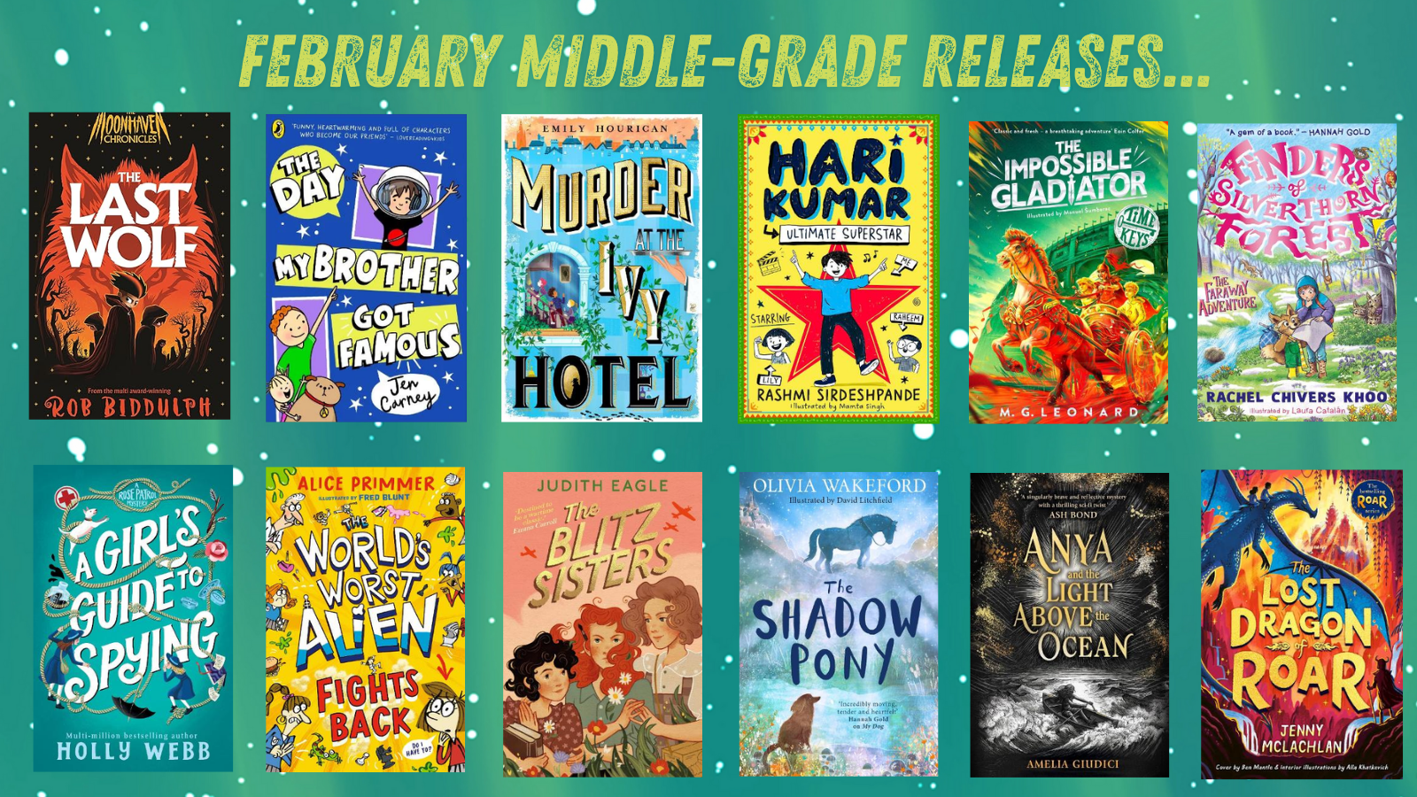 12 for 12 … 12 middle-grade releases for February – Book Craic